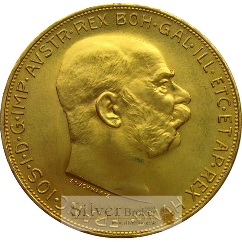 100 Kronen Gold Österreich, 3.890,00
